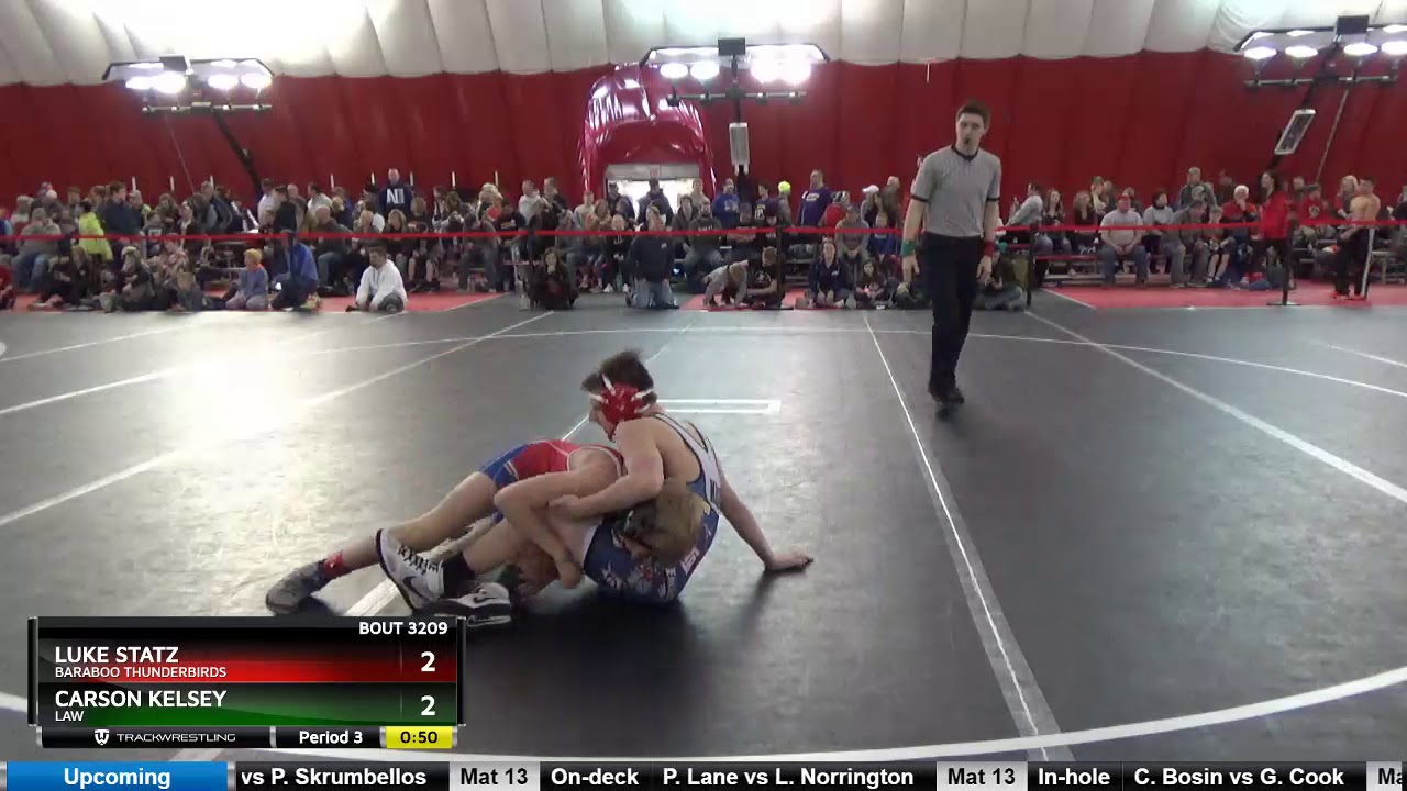 Schoolboy-girl 119 Carson Kelsey LAW Vs Luke Statz Baraboo Thunderbirds ...