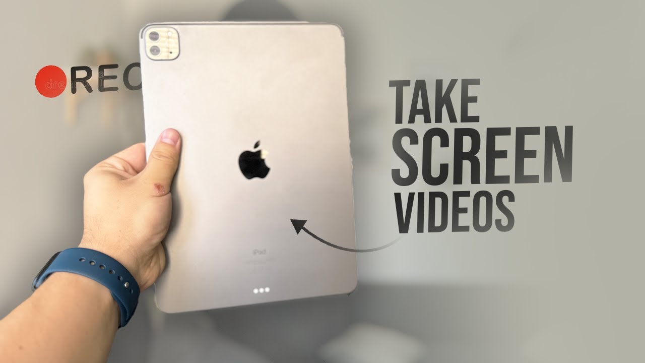 How to Take Screen Videos on iPad (tutorial) - YouTube