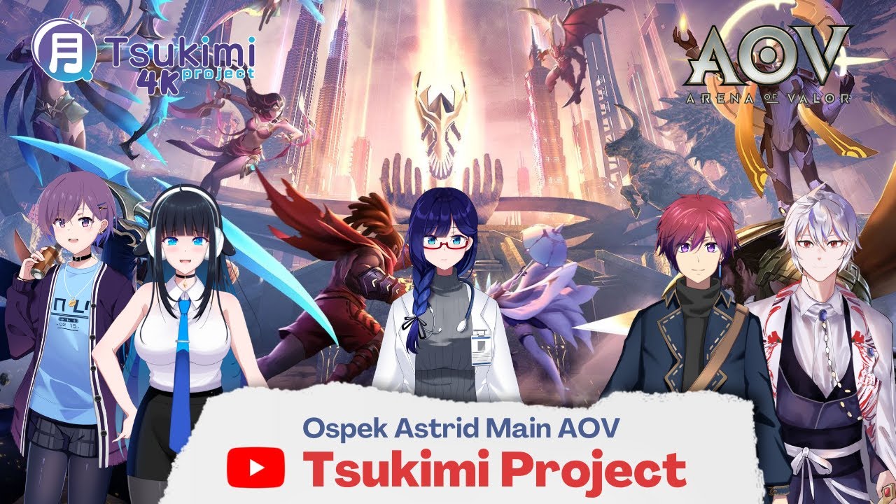 Tsukimi Mabar AOV Ospek @Tiffany-Astrid w/ @SasakiAruCh @seikohato ...