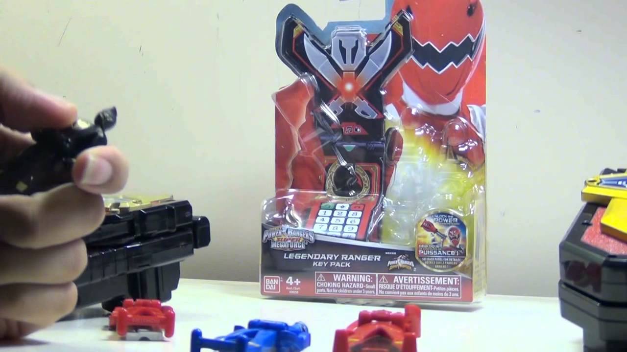 Power Rangers Super Megaforce Legendary Ranger Key Pack Wave 3: Dino ...