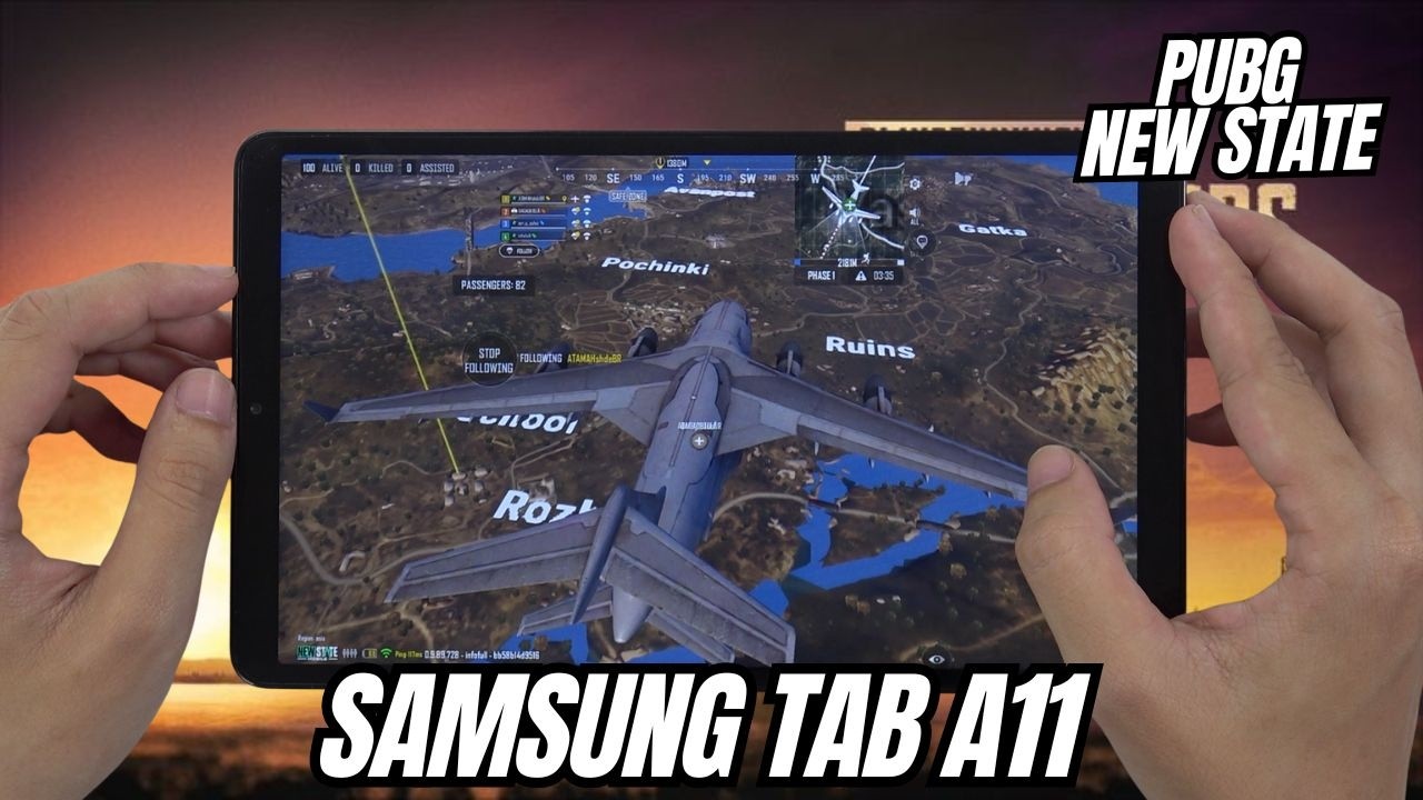 Samsung Galaxy Tab A11 Test Game PUBG New State | Helio G99 Performance ...