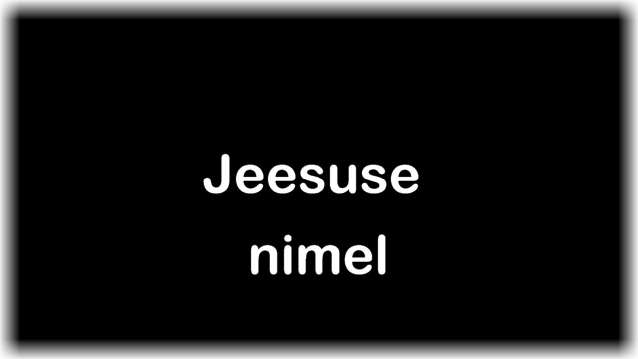 Kaljo Raid - Jeesuse nimel - YouTube