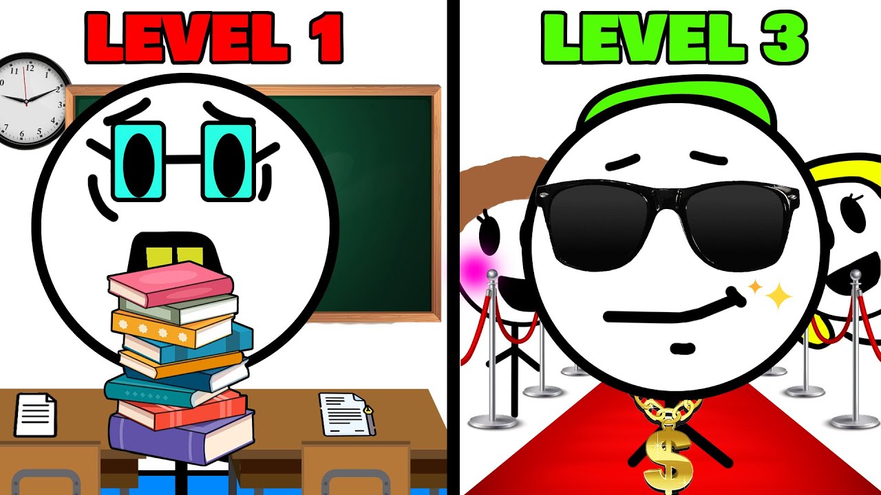 The 3 Levels Of School Popularity - YouTube