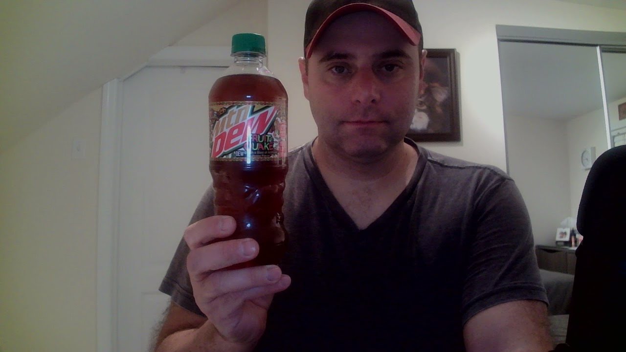 ASMR Mountain Dew Fruit Quake Drink Review and Ramble - YouTube