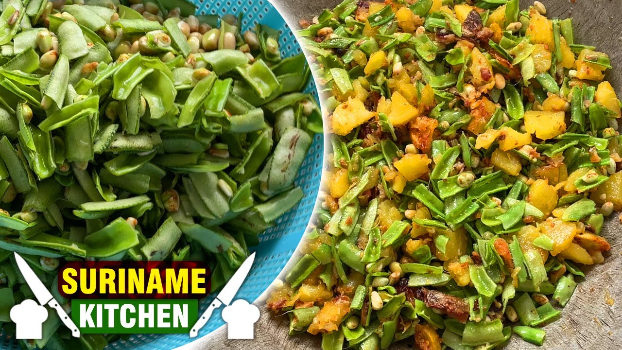 Sim Groenten Met Aardappel En Gerookte Droge Vis | Limabeans vegetable ...