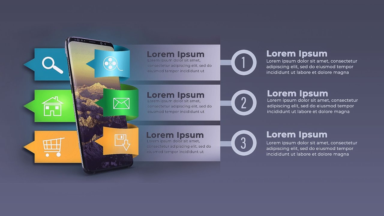 How To Design Infographics In Photoshop | Graphic Design Course - YouTube