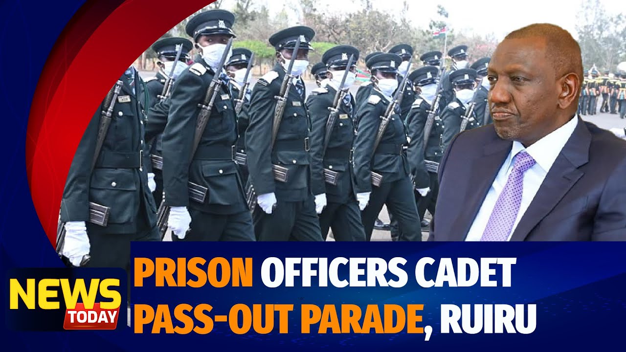PASS-OUT PARADE: President Ruto leads Prison Officers Cadet pass-out ...