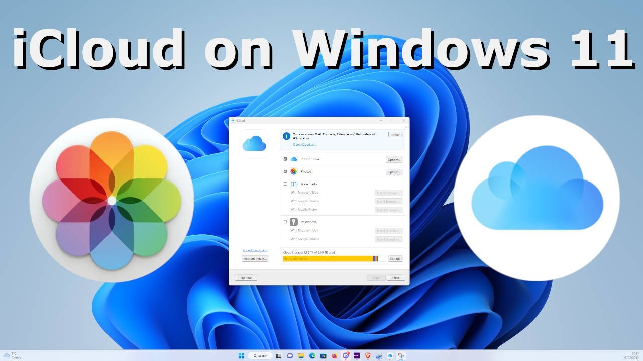 How to Manage iCloud on Windows 11/10 - YouTube