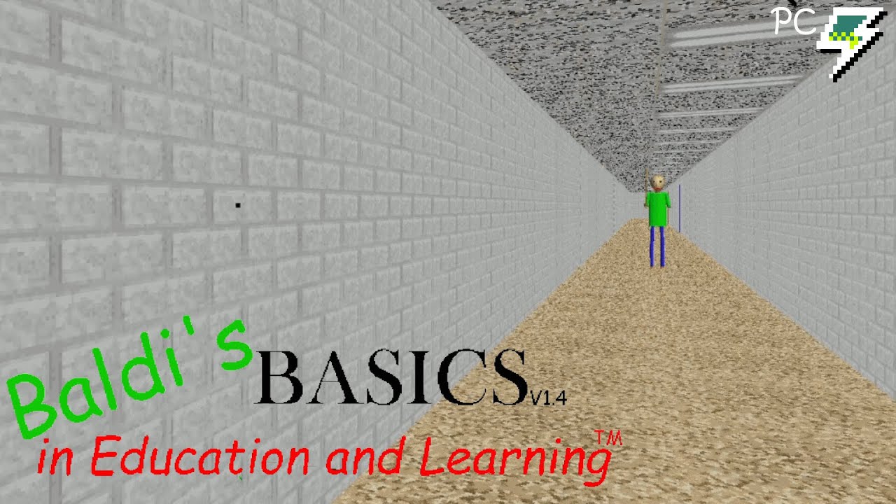 Baldi's Basics in Education and Learning v1.4 - Gameplay - YouTube