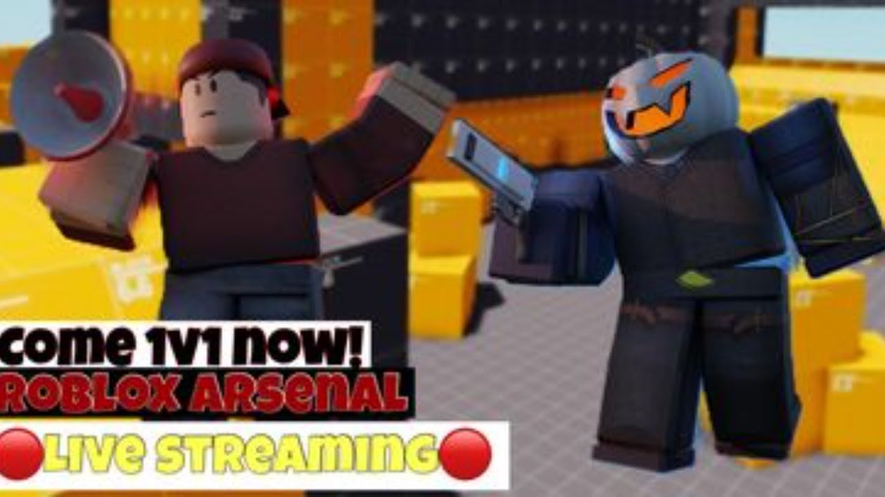 1v1 with the whole Arsenal Community! Live streaming #47 ( Roblox ...