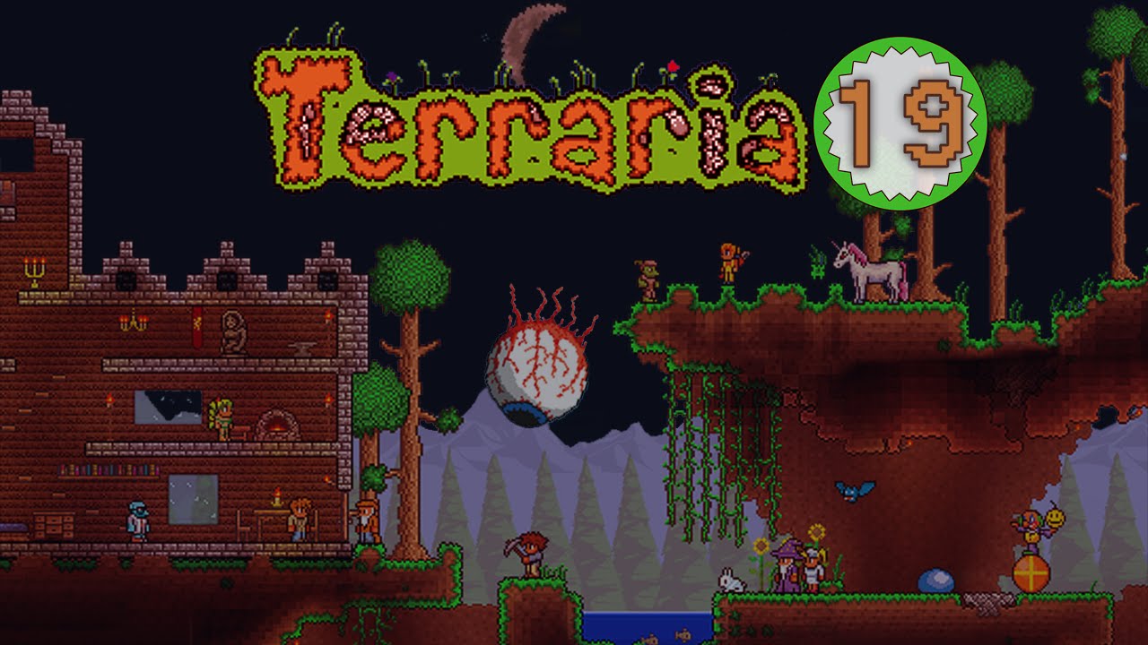 Terraria - BLOOD MOON - YouTube