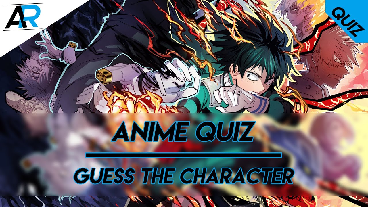 Anime Quiz | Guess the character ( 15 Characters, Easy - Hard) - YouTube