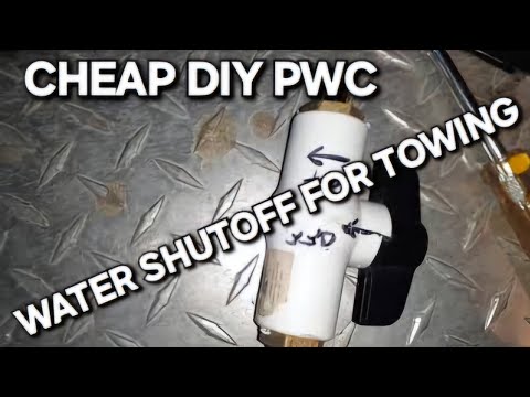 DIY Basic Yamaha Waverunner shut off valve for Easy towing at any speed ...