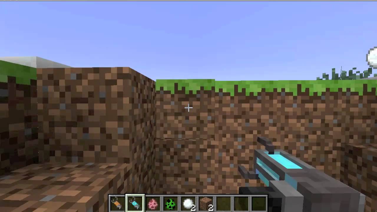 Minecraft Gravity Gun Mod | 1.4.5 | Mod Review - YouTube