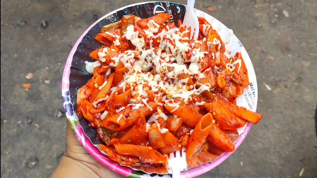 Sabse Tasty Pasta in Kolkata | Street Style Pasta | Indian Street Food ...