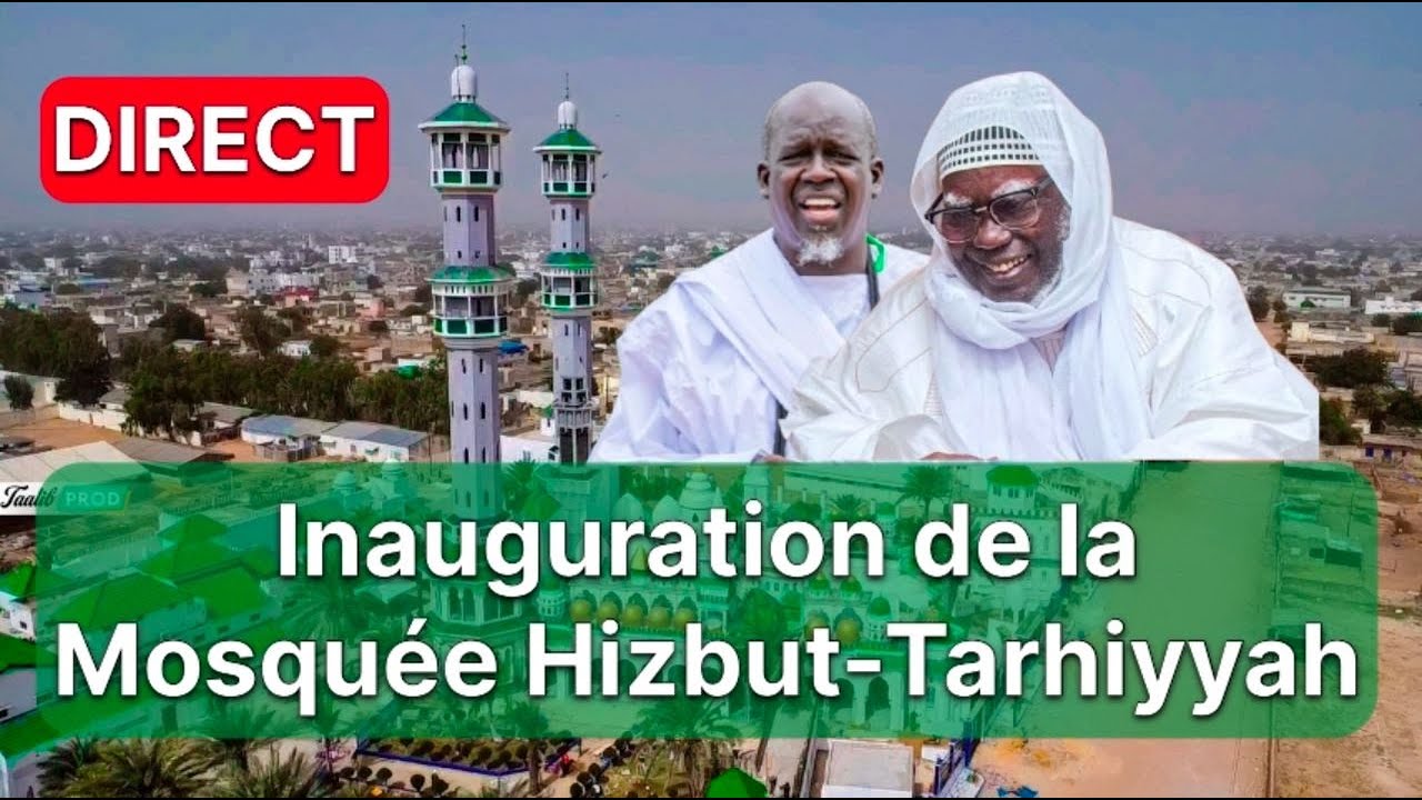 🔴En direct | Inauguration de la mosquée Hizbut Tarqiyyah - YouTube