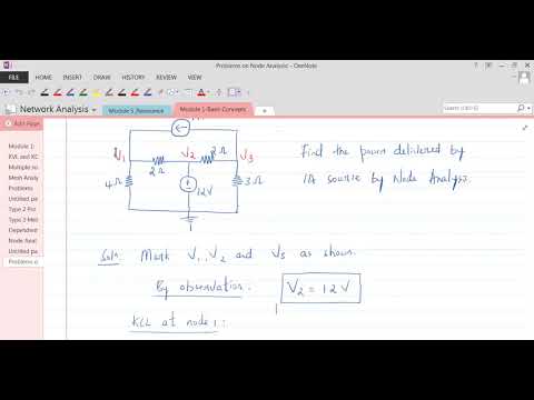 Problems 3 and 4 (Node analysis) - YouTube