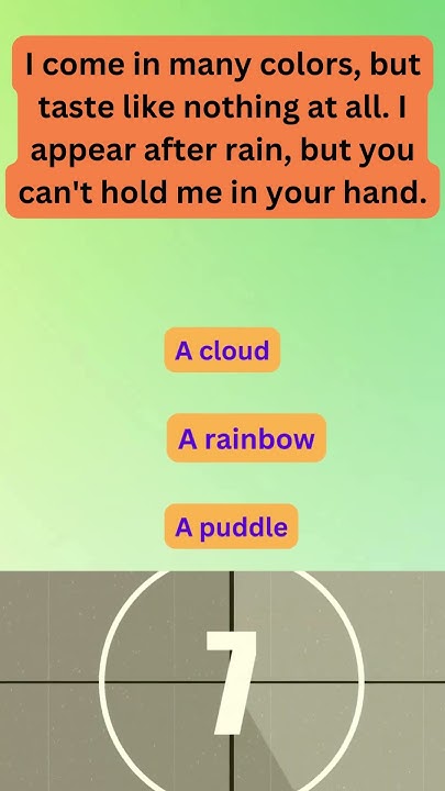 Can You Catch This Colorful Riddle? (Rainbow Surprise!) - YouTube