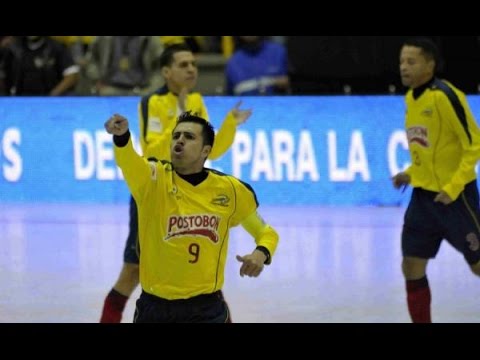 Colombia con Jhon Pinilla en Copa Libertadores de Futbol de Salón - YouTube
