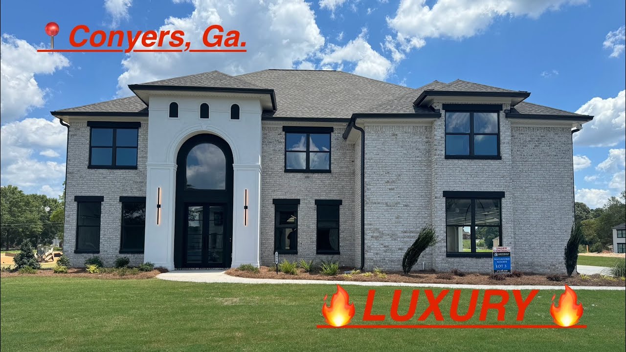 🔥LUXURY🔥Would you live in this new construction Conyers, Ga. Home ...