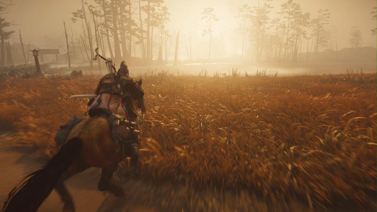 Ghost of Tsushima stealth gameplay (lijima Farmstead) - YouTube