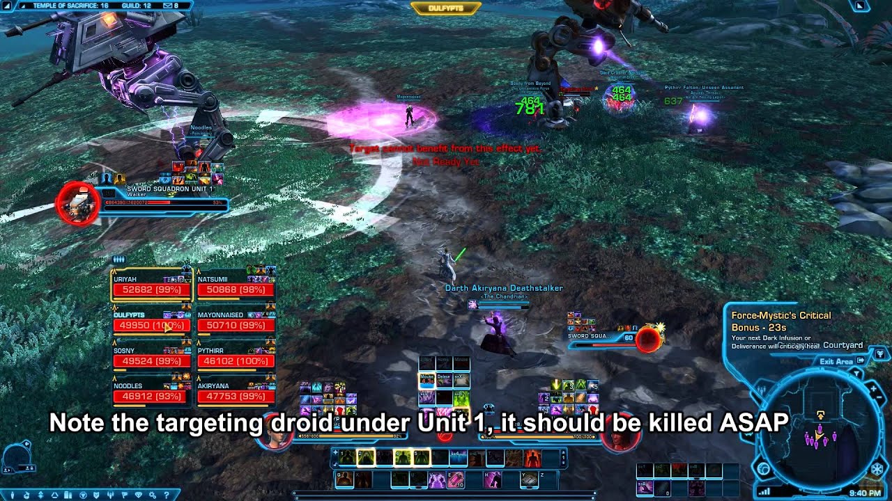 SWTOR Storymode Sword Squadron Units ToS Operations Guide (8m) - YouTube