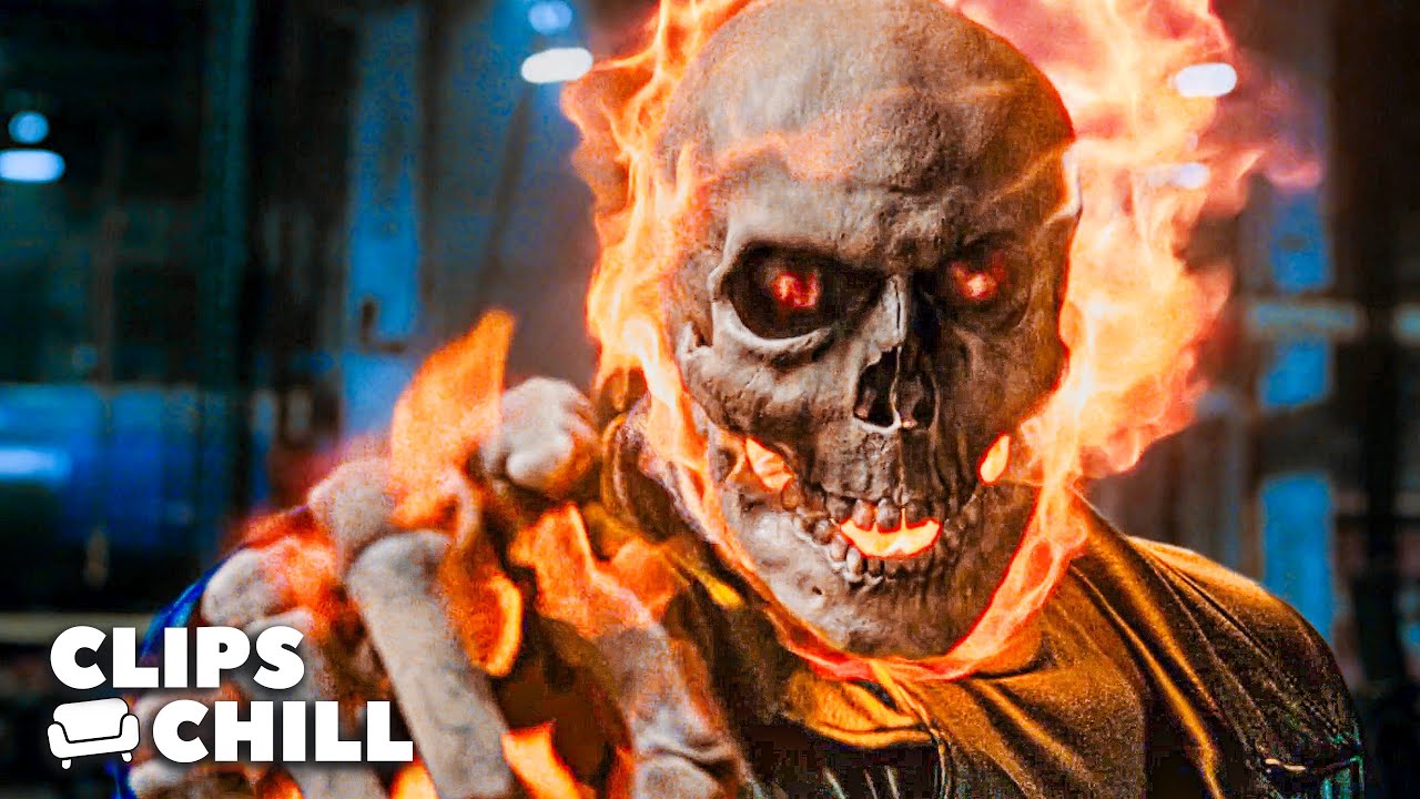 Johnny Blaze Becomes Ghost Rider – First Transformation Scene | Ghost ...