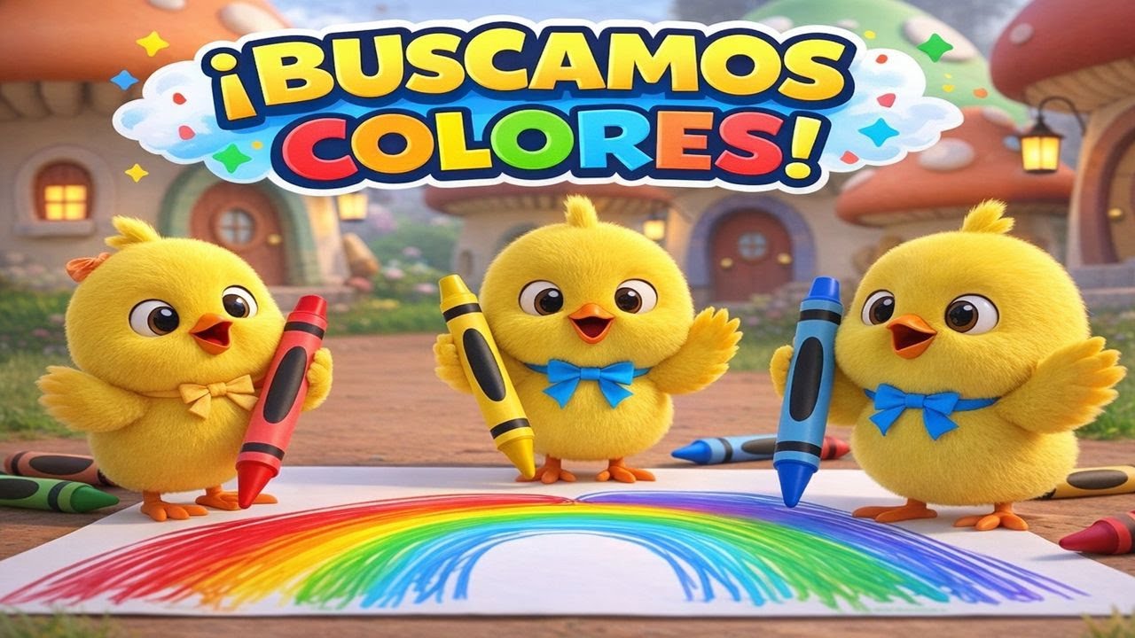 Buscando Colores con el Pollito 🎨🐥 | Canción Infantil para Aprender ...
