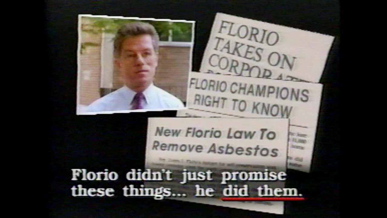 NJ Gov. Jim Florio 1989 Campaign Ad (taking charge - laws and ...