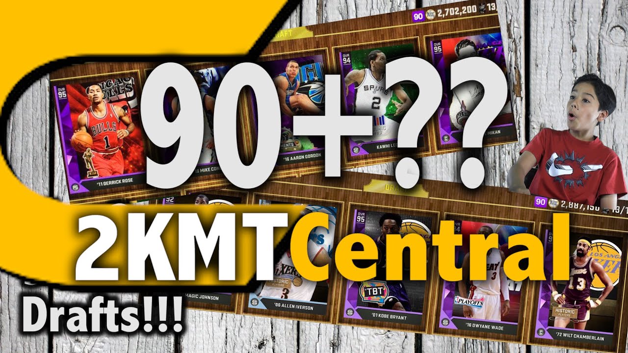 2KMTCentral Draft - Attempting the 90 RATED DRAFT!!!! - YouTube