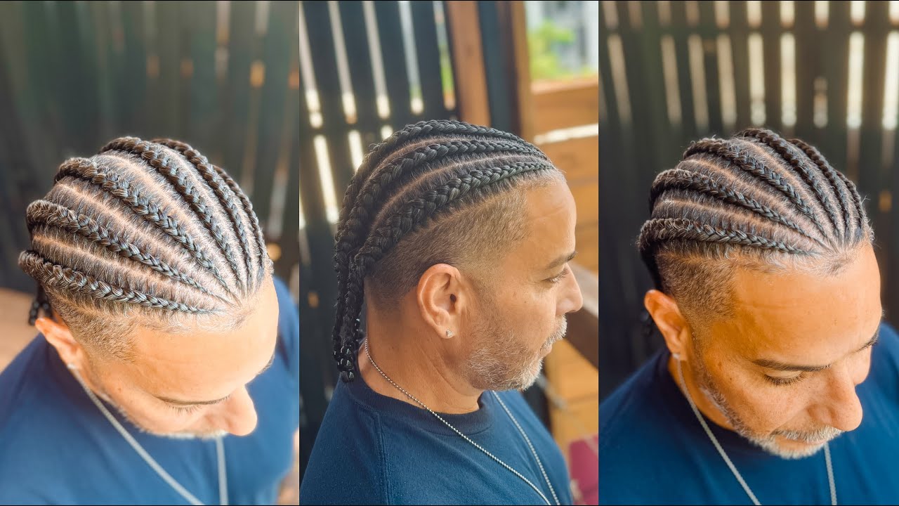 How To: How To Braid Cornrows For Guys | Braids For Men - YouTube