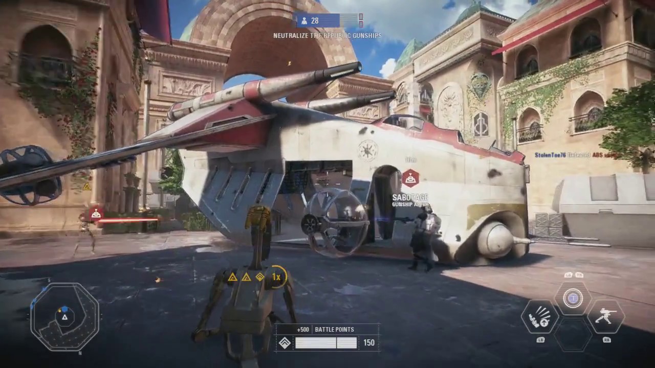 Star Wars Battlefront 2 Strike [Theed Royal Palace][Naboo] Battle Droid ...