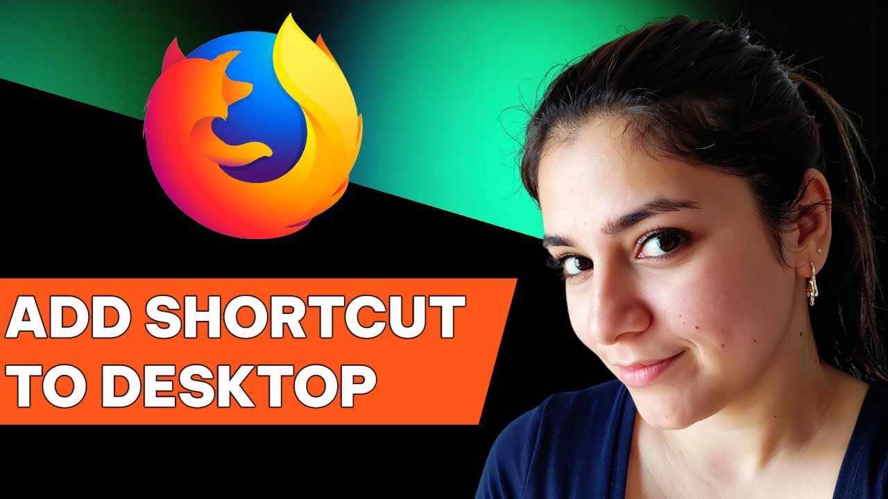How to Add Website Shortcut on Desktop Firefox - YouTube