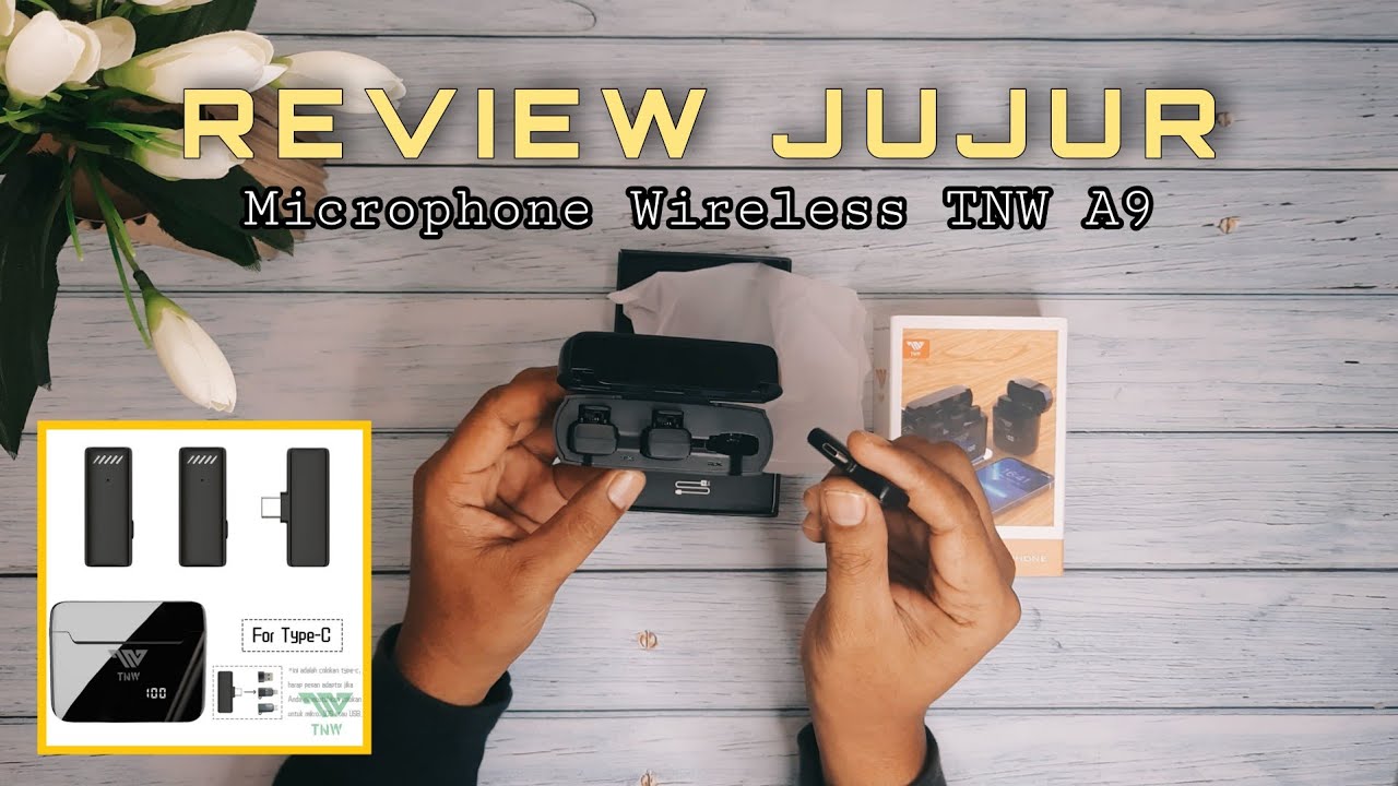 Review mic wireless murah TNW A9 | Android & IPhone | JW Story - YouTube