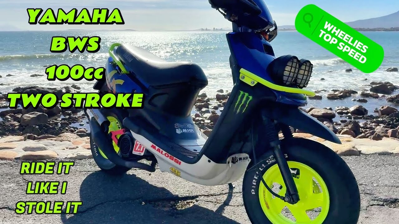 Yamaha BWS 100 2-Stroke Rips! Top Speed Run & Wheelie Fun # ...