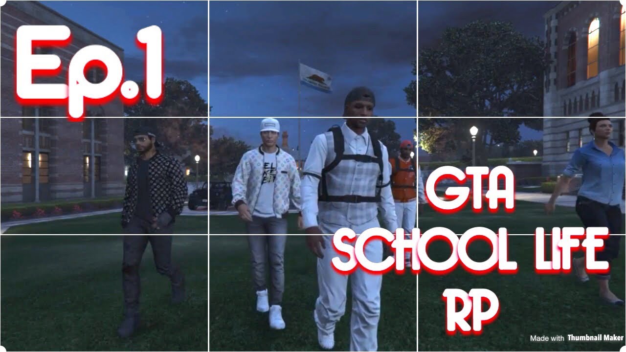 GTA 5 High School Rp Ep.1:HAVING A PARTY - YouTube