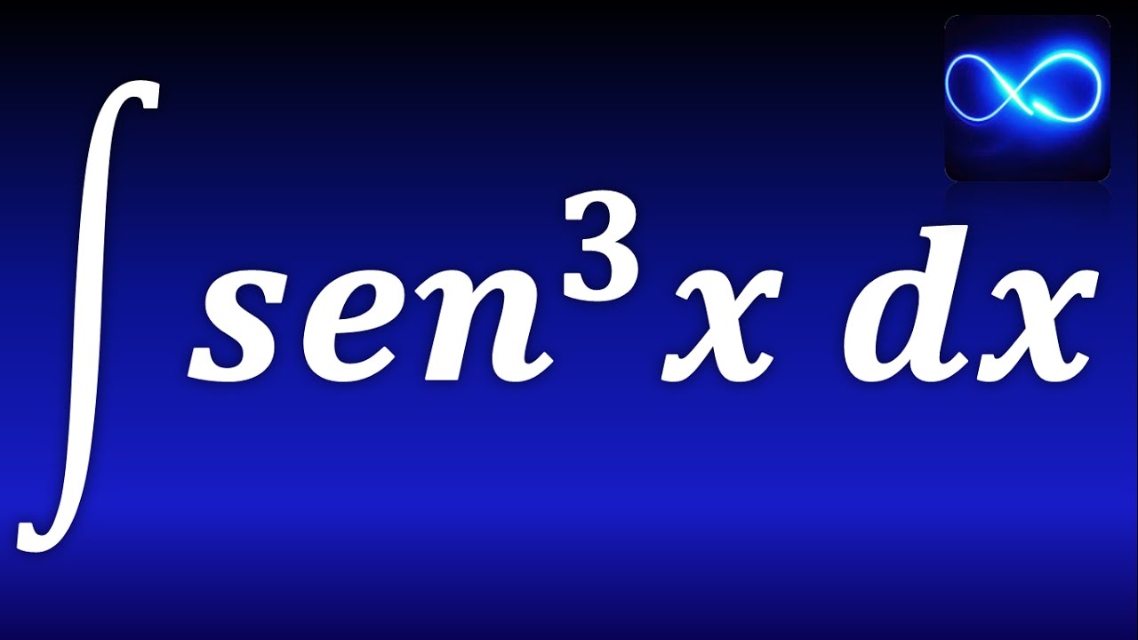 138. Integral de seno al cubo (trigonométrica, exponente impar ...