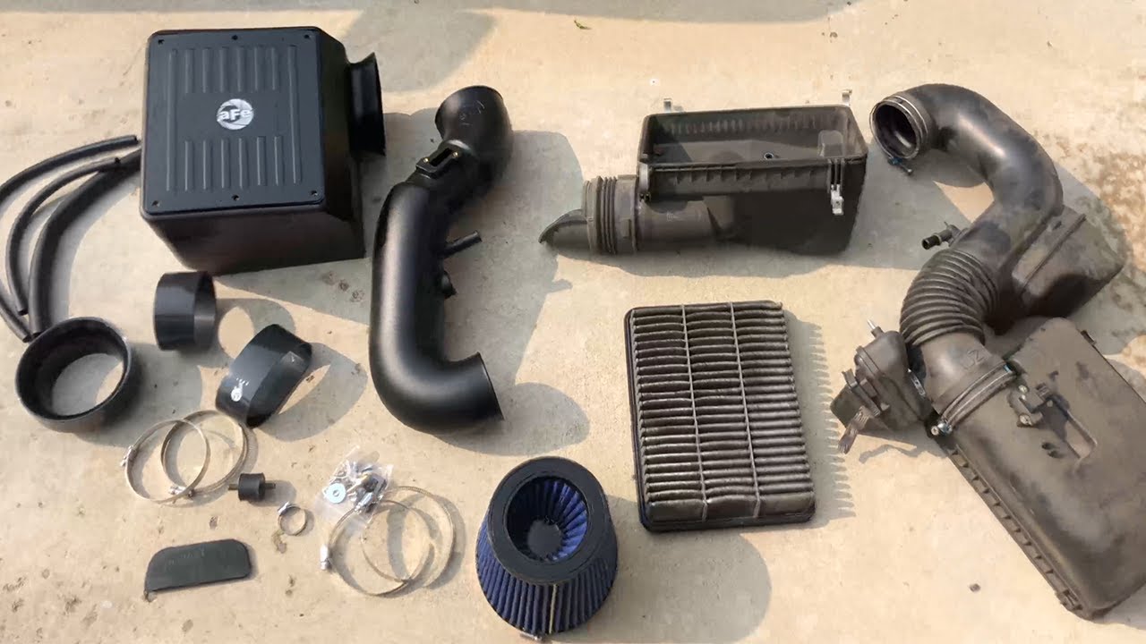 AFE Stage 2 5R intake on V8 4Runner / Lexus GX470 - YouTube