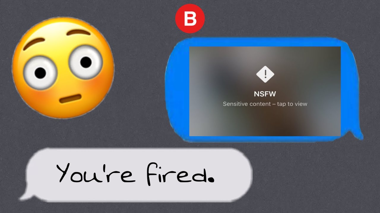 When you accidentally text your boss...and get fired! - YouTube