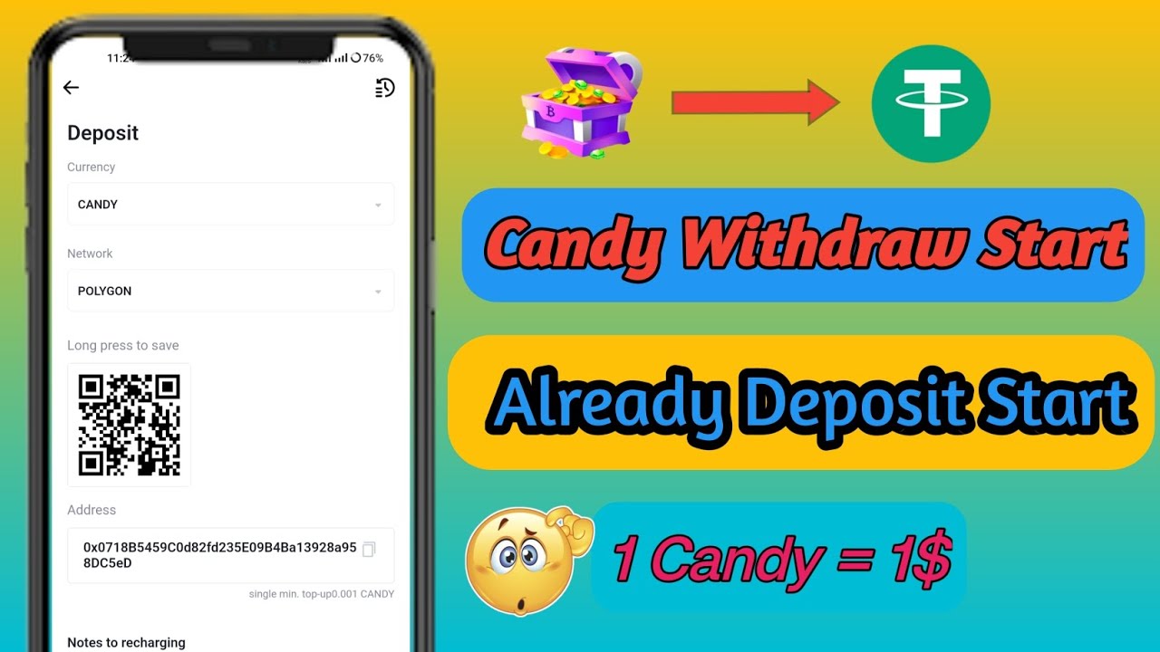 Candy Pocket Live Withdrawal Full Process | Candy Token Listing Date ...