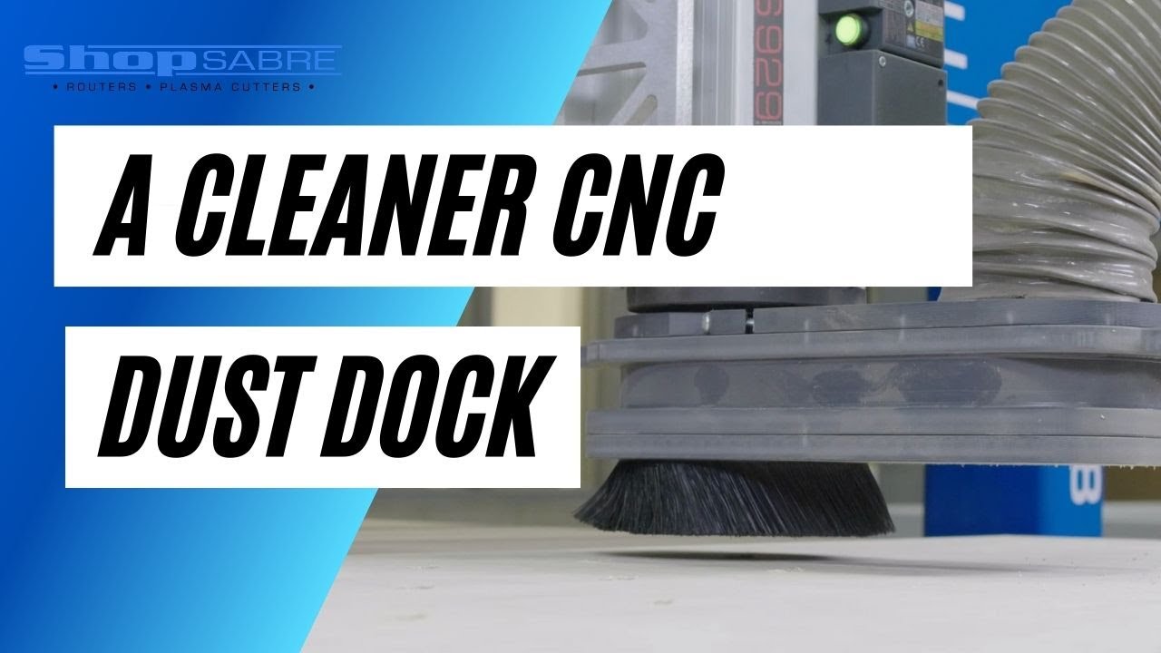ShopSabre Dust Dock Accessory - A Cleaner CNC Router! - YouTube