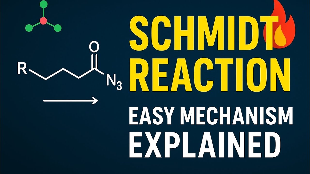 3. Schmidt Reaction Mechanism | Class 11 & 12 | Important for NEET ...