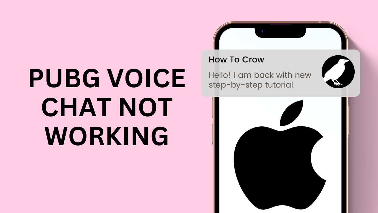 PUBG Voice Chat Not Working | How To Fixed PUBG Microphone on iPhone ...