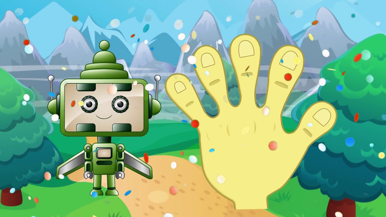 Finger Family +Robot -Other songs by Nursery Rhymes & Kids - YouTube