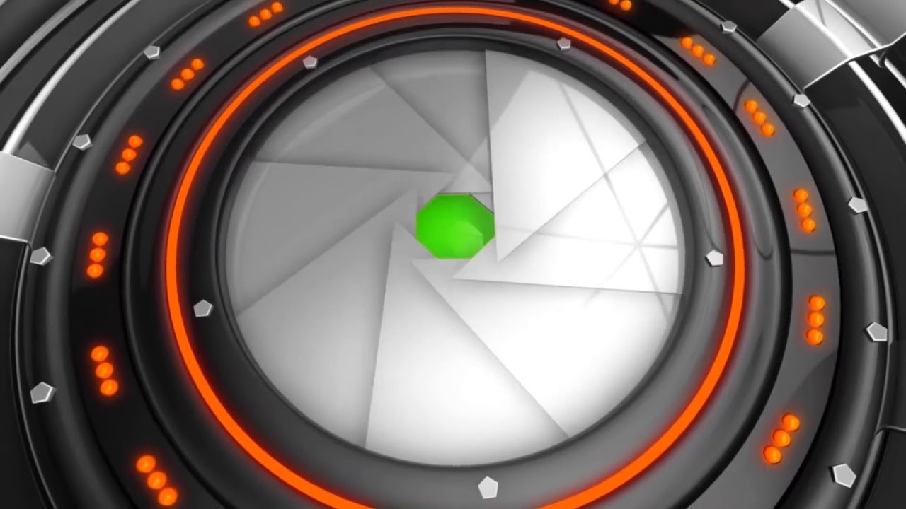 Mechanic Shutter Opens HD Greenscreen / Chroma Key - YouTube