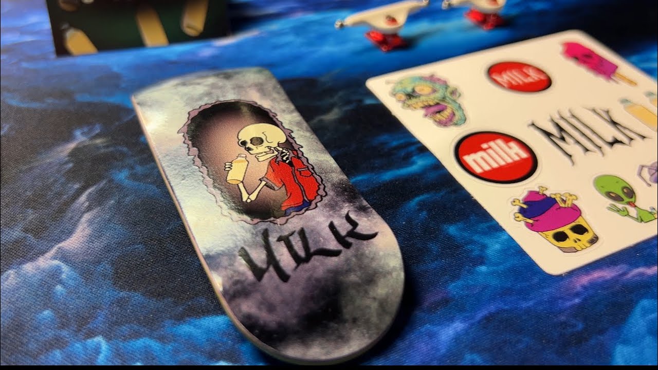 Milk Fingerboards Unboxing, Review & Set up. (unboxing milk fingerboard ...
