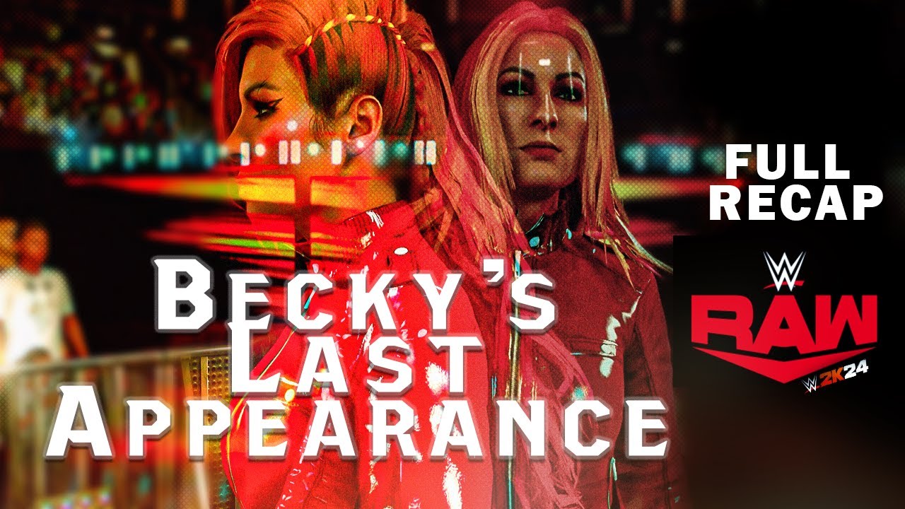 Becky's Last Appearance in WWE RAW (MAY) - YouTube