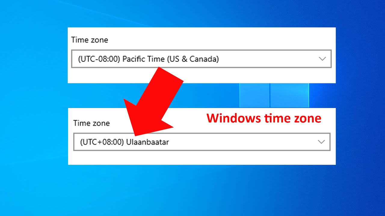 Яаж Windows 10 And 11 компьютер дээр цагийн бүсийг хэрхэн өөрчлөх вэ