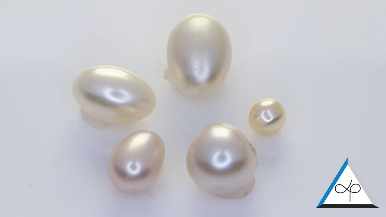 Five Real Salt Water Pearls | Prakash Gems - YouTube