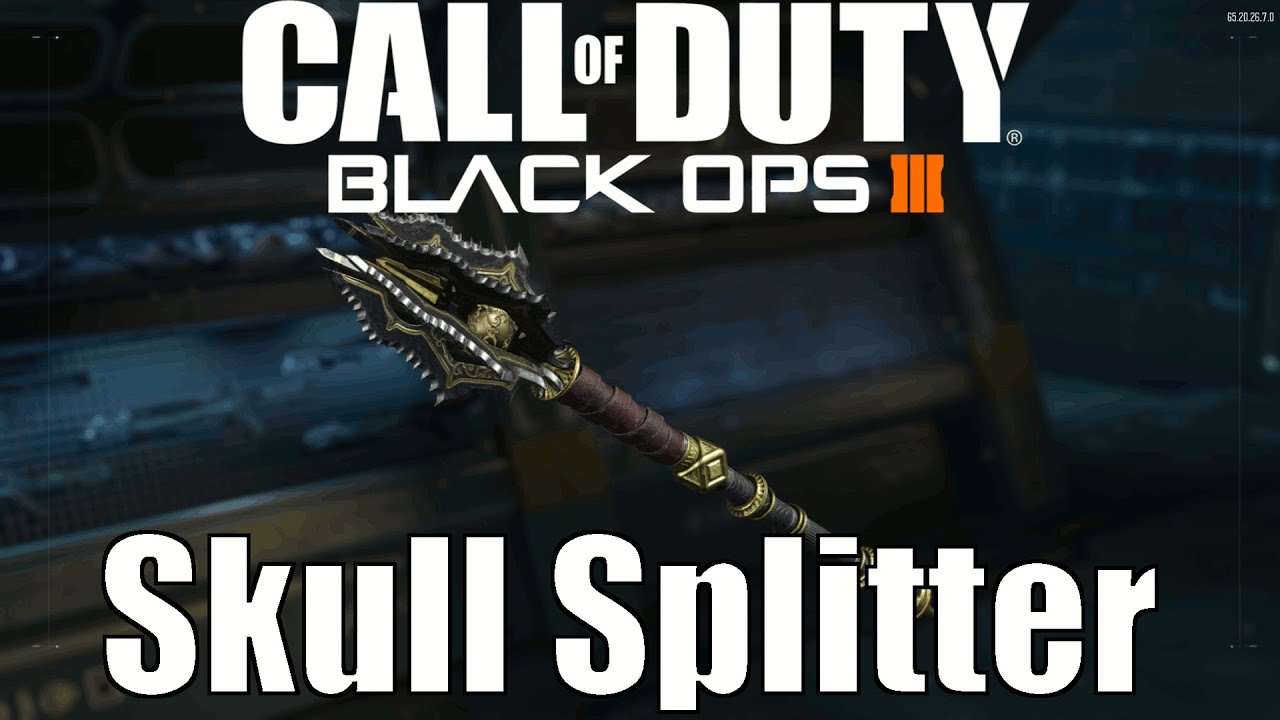 COD Black Ops 3 Multiplayer NEW Weapon Skull Splitter Melee Weapon ...